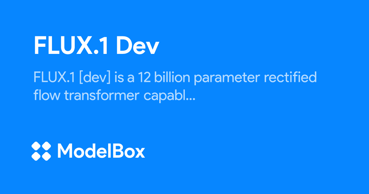 FLUX.1 Dev | ModelBox